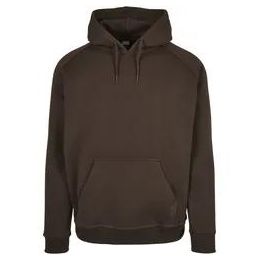 Rundhalspullover Urban Classics "Urban Classics Herren Blank Hoody", Herren, Gr. L, braun, 65% Baumwolle, 35% Polyester, unifarben, loose fit, ohne Ausschnitt, Pullover Rundhalspullover