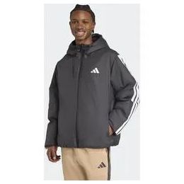Outdoorjacke Adidas SPORTSWEAR "ESSENTIALS CLIMAWARM 3-STREIFEN INSULATED", Herren, Gr. L, schwarz, Obermaterial: 100% Polyester, Jacken Outdoorjacke