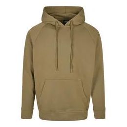 Rundhalspullover Urban Classics "Urban Classics Herren Blank Hoody", Herren, Gr. S, tiniolive, 65% Baumwolle, 35% Polyester, unifarben, loose fit, ohne Ausschnitt, Pullover Rundhalspullover