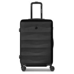 Trolley SMARTBOX "Edition 03 4 Rollen Trolley 65 cm", Gr. 68 l, schwarz, ABS, Koffer