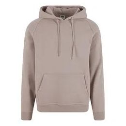 Rundhalspullover Urban Classics "Urban Classics Herren Blank Hoody", Herren, Gr. S, duskrose, 65% Baumwolle, 35% Polyester, unifarben, loose fit, ohne Ausschnitt, Pullover Rundhalspullover