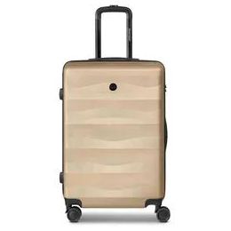Trolley SMARTBOX "Edition 03 4 Rollen Trolley 65 cm", Gr. 68 l, taupe, ABS, Koffer