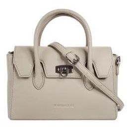 Henkeltasche Bugatti "IRIA", Damen, Gr. B/H/T: 26cm x 17cm x 12cm onesize, beige, Polyurethan (PU), clean, Taschen