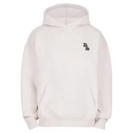 Kapuzensweatshirt DROPSIZE "Dropsize CRICLE EMBO HOODIE", Herren, Gr. XS, light gray, 70% Baumwolle, 30% Polyester, Sweatshirts