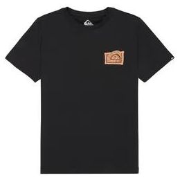 T-Shirt Quiksilver "Heritage", Jungen, Gr. 10, schwarz, Obermaterial: 70% Walkfrottier, 30% Walkfrottier;, Shirts T-Shirt