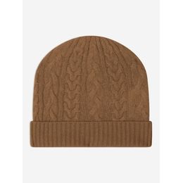 AUTHENTIC CASHMERE Kaschmir-Beanie "Scott" in Camel - 63% | Herren-accessoires-sport