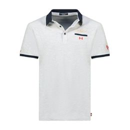 Canadian Peak Poloshirt in Grau - 65% | Gr&ouml;&szlig;e L | Herren-plussize