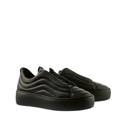 H&ouml;gl H&ouml;gl Leder-Sneakers "Pad" in Schwarz - 45% | Gr&ouml;&szlig;e 39 | Damen-sneakers
