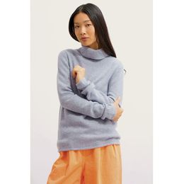 AUTHENTIC CASHMERE Kaschmir-Rollkragenpullover in Hellblau - 65% | Gr&ouml;&szlig;e S | Damen-pullover-cardigans
