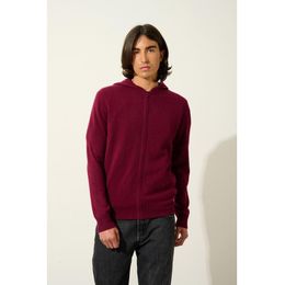 AUTHENTIC CASHMERE Kaschmir-Cardigan "Neurre" in Bordeaux - 65% | Gr&ouml;&szlig;e XL | Herren-pullover-cardigans