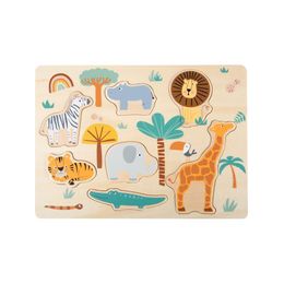 Small Foot 7tlg. Steckpuzzle "Safari" - ab 2 Jahren - 33% | Gesellschaftsspiele