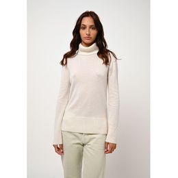 AUTHENTIC CASHMERE Kaschmir-Rollkragenpullover "Fornet" in Creme - 66% | Gr&ouml;&szlig;e M | Damen-pullover-cardigans