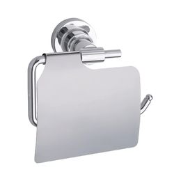 Tesa WC-Rollenhalter "Luup" in Silber - (B)14 x (H)10,5 x (T)7,5 cm - 72% | Badezimmer-accessoires