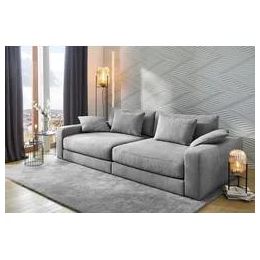 Jockenh&ouml;fer Big-Sofa JOCKENH&Ouml;FER GRUPPE "Milano XXL, B: 290 cm", hellgrau, B:290cm T:135cm, Korpus: 100% Polyester;Kissen: 100% Polyester, Sofas, Big-Sofa, mit Zierkissen, Relaxfl&auml;che 120x240 cm, Federkern