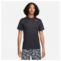 Trainingsshirt Nike "DRI-FIT LEGEND MEN'S FITNESS T-SHIRT", Herren, Gr. L, silber (schwarz, matte silber), Obermaterial: 100% Polyester, normal, Shirts, lockere Passform, Kurzarm, f&uuml;r vielseitige sportliche Aktivit&auml;ten