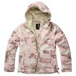 Allwetterjacke BRANDIT "Brandit Damen Ladies Windbreaker Frontzip", Damen, Gr. 5XL, candy camo, 100% Polyester, mehrfarbig, normal, ohne Ausschnitt, Jacken