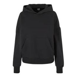 Kapuzenpullover Urban Classics "Urban Classics Damen Ladies Cozy Oversized Hoody", Damen, Gr. XL, schwarz, 95% Baumwolle, 5% Elasthan, unifarben, loose fit, ohne Ausschnitt, Pullover Kapuzenpullover