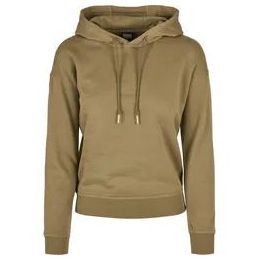 Kapuzenpullover Urban Classics "Urban Classics Damen Ladies Hoody", Damen, Gr. S, tiniolive, 63% Baumwolle, 37% Polyester, unifarben, normal, ohne Ausschnitt, Pullover Kapuzenpullover