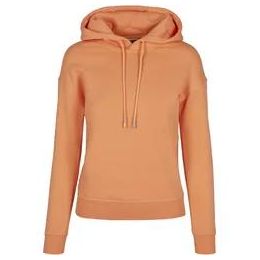 Kapuzenpullover Urban Classics "Urban Classics Damen Ladies Hoody", Damen, Gr. XS, papaya, 63% Baumwolle, 37% Polyester, unifarben, normal, ohne Ausschnitt, Pullover Kapuzenpullover