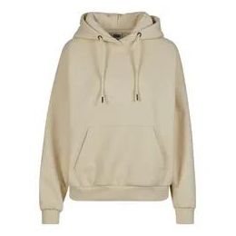 Kapuzensweatshirt Urban Classics "Urban Classics Damen Ladies Oversized Ultra Heavy Hoody", Herren, Gr. L, sand, 80% Baumwolle, 20% Polyester, unifarben, Sweatshirts