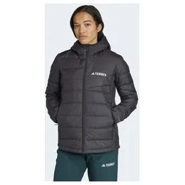 Outdoorjacke Adidas TERREX "MULTI LIGHT DOWN CLIMAWARM", Damen, Gr. XS, schwarz, Obermaterial: 100% Polyester, Jacken Outdoorjacke