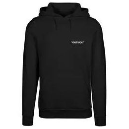 Mister Tee Kapuzensweatshirt MISTERTEE "MisterTee Herren Out$ide Hoody", Herren, Gr. XXL, schwarz, 65% Baumwolle, 35% Polyester, bedruckt, Sweatshirts