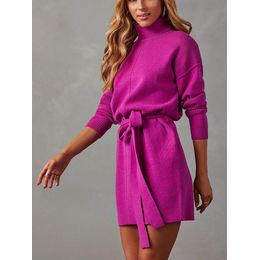 Milan Kiss Strickkleid in Fuchsia - 66% | Gr&ouml;&szlig;e M | Damen-kleider
