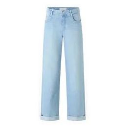 Bequeme Jeans AENGELS "AENGELS Liz Tu Selvedge", Damen, Gr. 34/30, L&auml;nge 30, bleached blau used, 99% Baumwolle, 1% Elasthan, unifarben, normal, Jeans