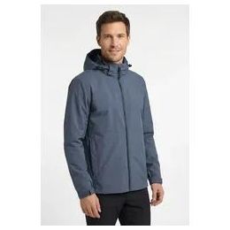 Outdoorjacke Killtec "KOS 190 MN JCKT", Herren, Gr. M, stahlblau, Obermaterial: 100% Polyester. Futter: 100% Polyester, Jacken Outdoorjacke, abnehmbarer Kapuze, atmungsaktiv, wasserdicht, &Uuml;bergangsjacke