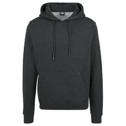 Kapuzensweatshirt Urban Classics "Urban Classics Herren Basic Terry Hoody", Herren, Gr. S, charcoal, 65% Baumwolle, 35% Polyester, unifarben, Sweatshirts