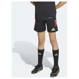 Trainingsshorts Adidas PERFORMANCE "TIRO26 LEAGUE KIDS", Jungen, Gr. 176, N-Gr, schwarz, semi lucid rot,, Obermaterial: 100% Polyester, Hosen