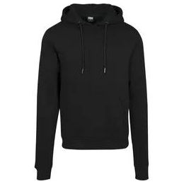 Kapuzensweatshirt Urban Classics "Urban Classics Herren Basic Terry Hoody", Herren, Gr. XXL, schwarz, 65% Baumwolle, 35% Polyester, unifarben, Sweatshirts