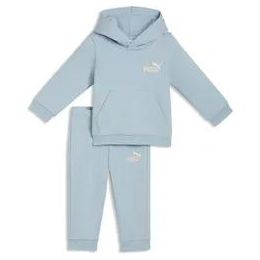 Trainingsanzug Puma "MINICATS LOUNGEWEAR SET TR INF", Jungen, Gr. 104, seafoam, Sweatware, Obermaterial: 68% Baumwolle, 32% Polyester, bedruckt, regular fit, Sportanz&uuml;ge Trainingsanzug, mit Kapuze