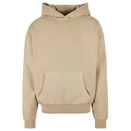 Kapuzensweatshirt Urban Classics "Urban Classics Herren Heavy Terry Garment Dye Hoody", Herren, Gr. M, unionbeige, 100% Baumwolle, unifarben, Sweatshirts