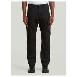G-Star Raw Cargohose G-STAR "Clean Regular Cargo Pants", Damen, Gr. 36, L&auml;nge 32, dk schwarz gd, Obermaterial: 70% Baumwolle, 30% Baumwolle, Hosen Cargohose