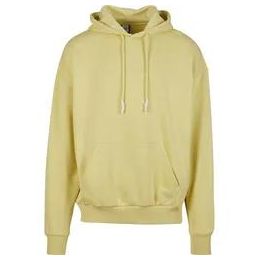Kapuzensweatshirt DEF "DEF Herren DEF Roda Hoody", Herren, Gr. L, gelb, 80% Baumwolle, 20% Polyester, unifarben, Sweatshirts