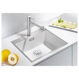 Granitsp&uuml;le Blanco "SUBLINE 500-IF/A SteelFrame", wei&szlig;, B:54,3cm, Verbundwerkstoff, K&uuml;chensp&uuml;len, aus SILGRANIT
