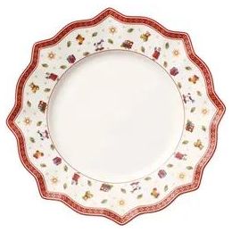 Villeroy & Boch Speiseteller VILLEROY & BOCH "Speiseteller Toy's Delight &oslash; 28,4 cm wei&szlig;", wei&szlig;, L:28,4cm, Speiseteller, Speiseteller