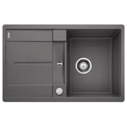 Granitsp&uuml;le Blanco "METRA 45 S-F", felsgrau, B:49cm H:19cm T:77cm, Verbundwerkstoff, K&uuml;chensp&uuml;len, erh&auml;ltlich in mehreren Farben