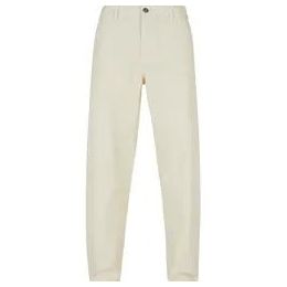Stoffhose Urban Classics "Urban Classics Herren Canvas Pants", Herren, Gr. 38, Normalgr&ouml;&szlig;en, sandwei&szlig;, 100% Baumwolle, unifarben, relaxed fit, Hosen Stoffhose