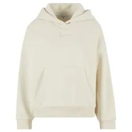 Kapuzensweatshirt Karl Kani "Karl Kani Signature Os Hoodie", Damen, Gr. L, vanilla, 70% Baumwolle, 30% Polyester, Sweatshirts