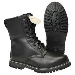 Stiefel BRANDIT "Brandit Damen Lined Army Boots", Damen, Gr. 45, schwarz, unifarben, Schuhe Stiefel