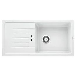 Granitsp&uuml;le Blanco "FAVUM XL 6 S", wei&szlig;, B:44cm H:18cm T:86cm, Verbundwerkstoff, K&uuml;chensp&uuml;len, erh&auml;ltlich in mehreren Farben