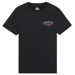 T-Shirt Quiksilver "Palm Horizon", Jungen, Gr. 8, schwarz, Obermaterial: 70% Walkfrottier, 30% Walkfrottier;, Shirts T-Shirt