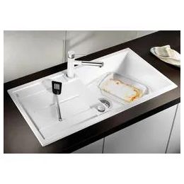 Granitsp&uuml;le Blanco "METRA XL 6 S", wei&szlig;, B:100cm, Verbundwerkstoff, K&uuml;chensp&uuml;len, aus SILGRANIT