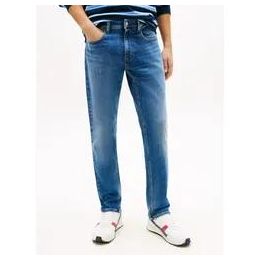 Tommy Hilfiger Slim-fit-Jeans TOMMY JEANS "SCANTON", Herren, Gr. 34, L&auml;nge 32, denim medium, Denim/Jeans, Obermaterial: 95% Baumwolle, 3% Elastomultiester, 2% sonstige Fasern, unifarben, slim fit lang, Jeans Slim-fit-Jeans, Stretch-Denim