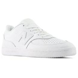 Sneaker New Balance "BB80", Herren, Gr. 47,5, nb wei&szlig;, Leder, Schuhe Sneaker