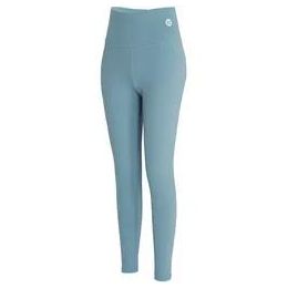 Leggings YEAZ "Leggings STARDUST", Damen, Gr. XL, US, blau, Obermaterial: 87% Nylon NY. 13% Elasthan EL., Hosen Leggings