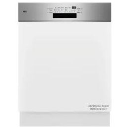 AEG teilintegrierbarer Geschirrsp&uuml;ler "GT7200B1SO", Energieeffizienz: B (A-G), edelstahl, B:59,6cm H:81,5cm T:57cm, Geschirrsp&uuml;ler, Wassersparende Sp&uuml;lmaschine: 8,4l im Eco-Programm-effiziente Reinigung
