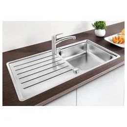 K&uuml;chensp&uuml;le Blanco "LANTOS XL 6 S-IF", edelstahl b&uuml;rstfinish, B:100cm, Edelstahl, K&uuml;chensp&uuml;len